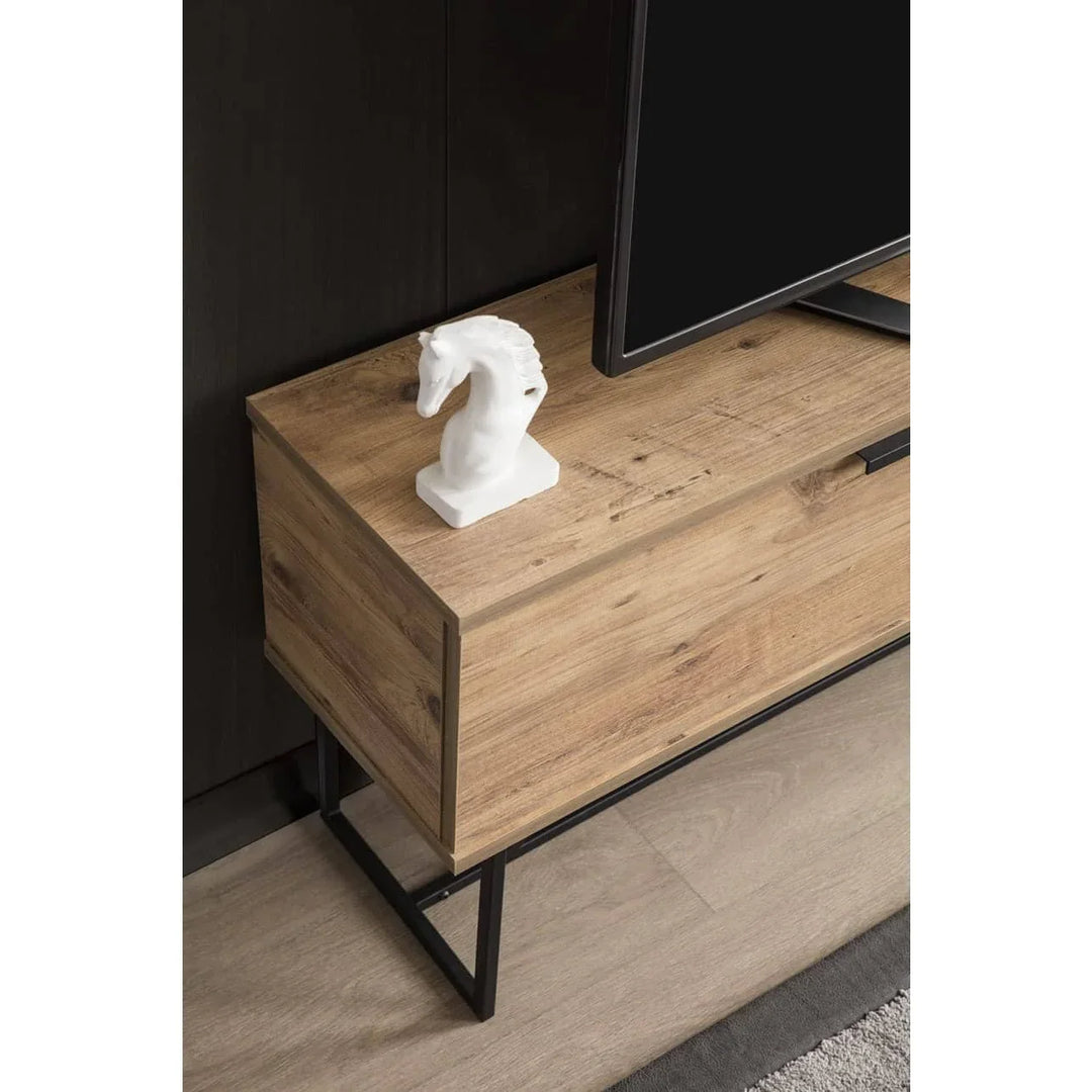 Zen modern tv cabinet for living room - Walnut | Home Canvas